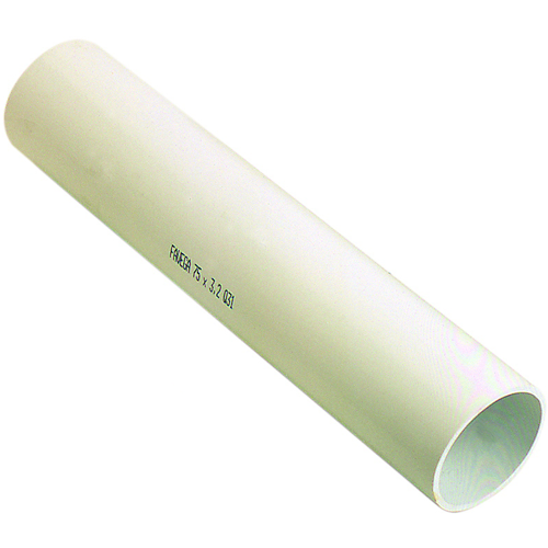 TUBO PVC 75X3,2 BLANCO :: Ganadería Y Mascotas